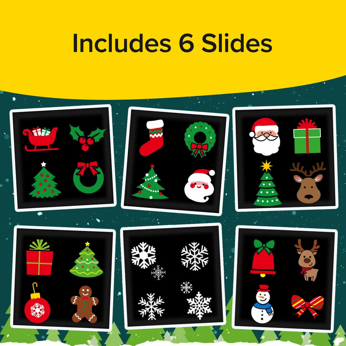 Star Shower Slide Show - Christmas | With Remote