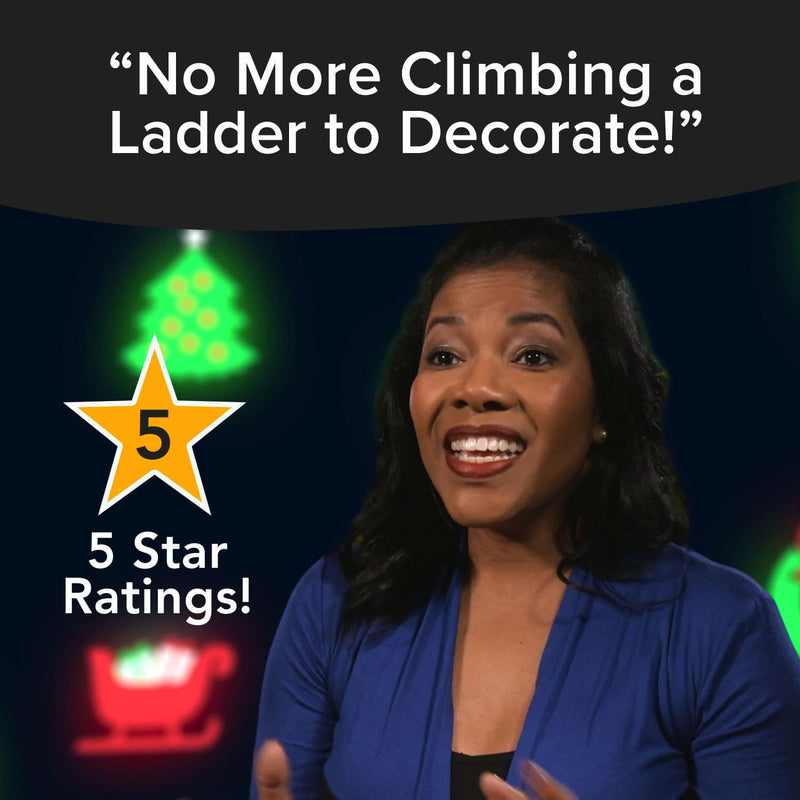 Star Shower Slide Show - Christmas | With Remote