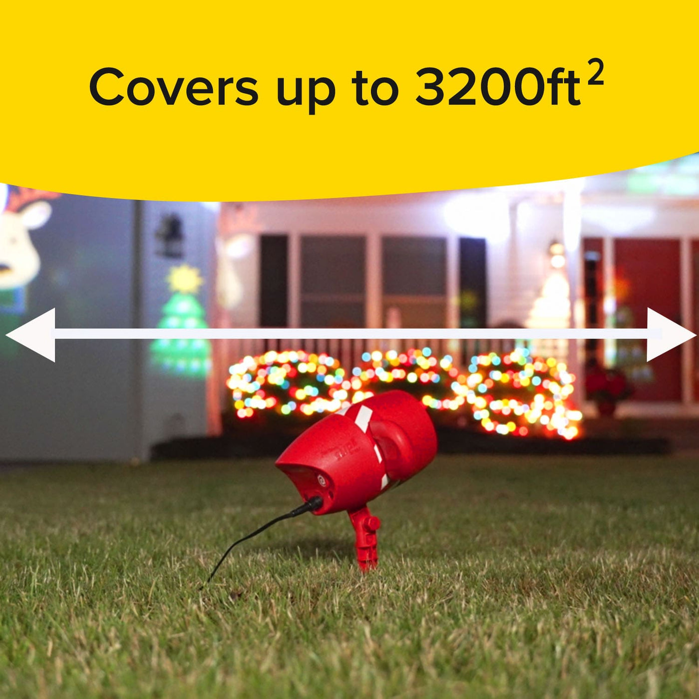 Star Shower Slide Show - Christmas | With Remote